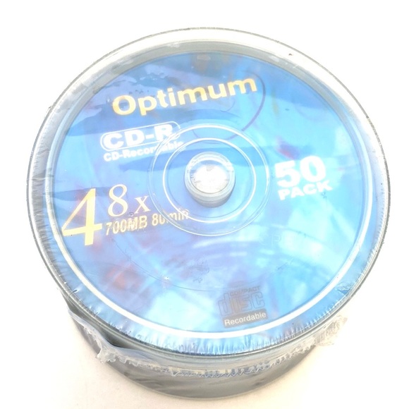 Optimum | Media | Optimum Cdr Blank Discs 70mb 48x Recordable Disc For ...